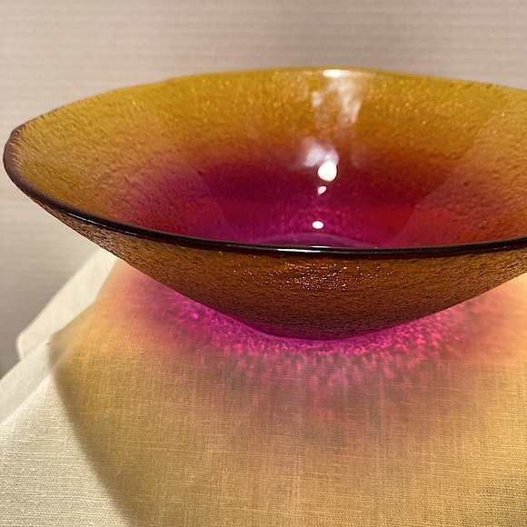 Accents | Amberina Purple Midcentury Bowl | Poshmark